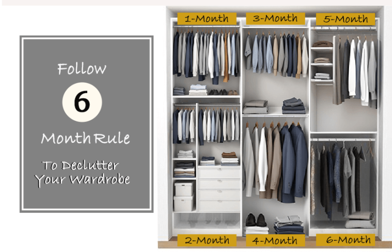 Wardrobe Decluttering For Men With Capsule Wardrobe & 4 More Tips